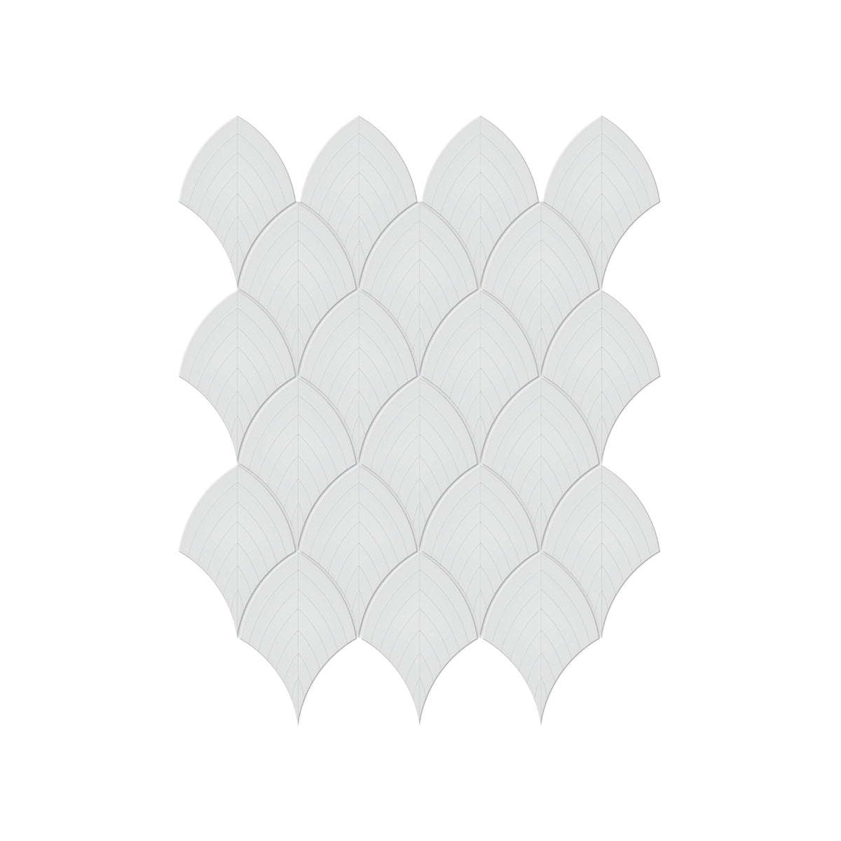 Anatolia - Soho Porcelain - Scallop Glazed Mosaic - Gallery Grey Gloss ...