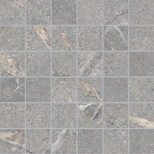 Arizona Tile - Anthea 2" x 2" Rectified Porcelain Mosaic - Gray - Floorzz