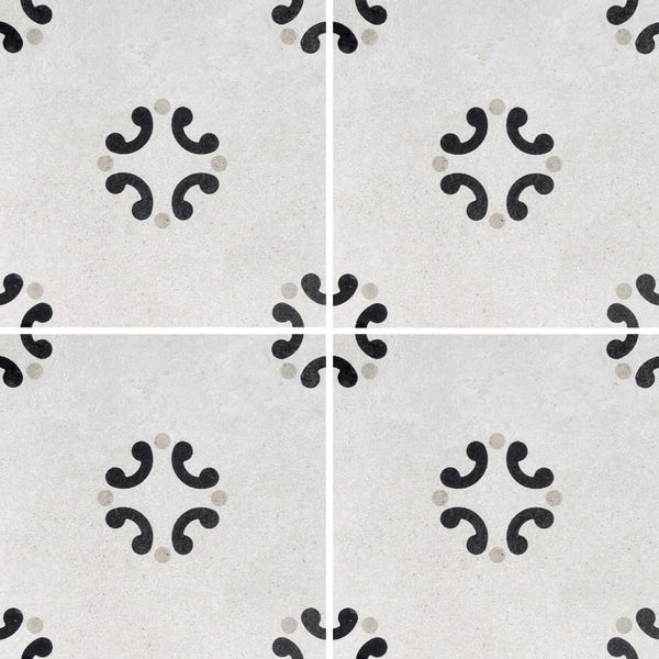 Arizona Tile - Cementine Black and White - B&W 3 - Floorzz