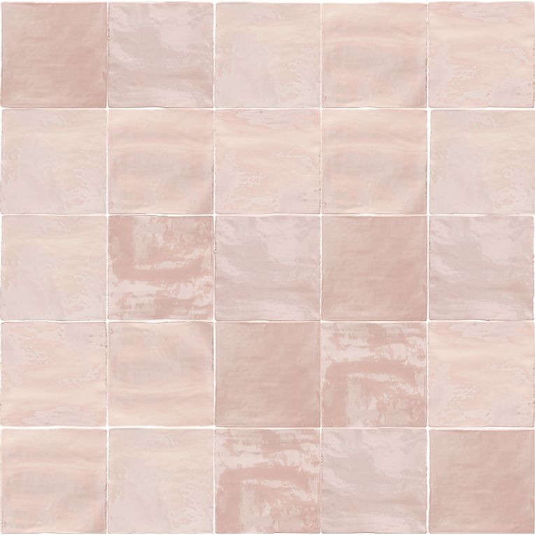 Arizona Tile - Flash 5" x 5" Ceramic Wall Tile - Blush - Floorzz