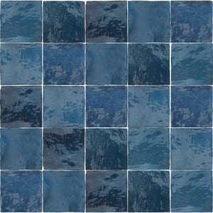 Arizona Tile - Flash 5" x 5" Ceramic Wall Tile - Cobalt — Floorzz