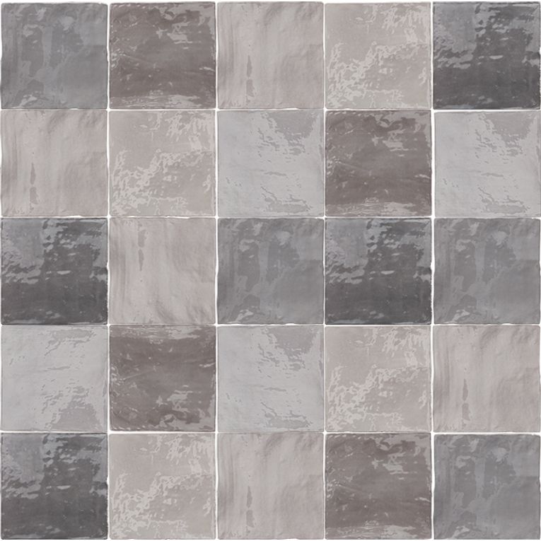 Arizona Tile - Flash 5" x 5" Ceramic Wall Tile - Cool Grey — Floorzz