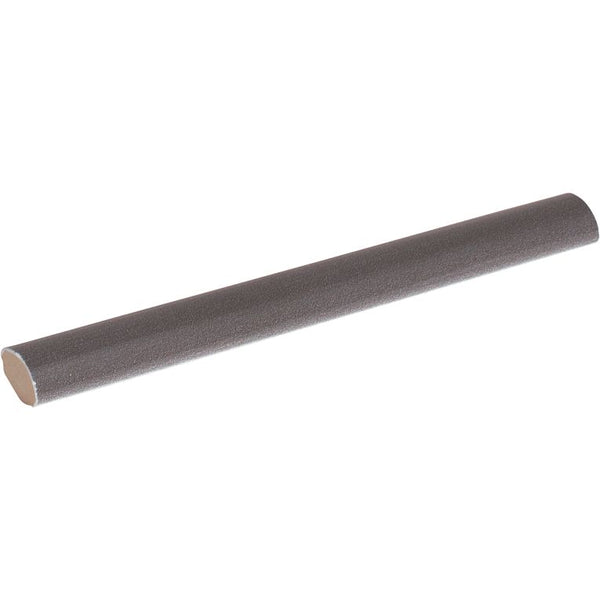Arizona Tile - Flash 3/8" x 5" Ceramic Wall Bullnose - Graphite - Floorzz