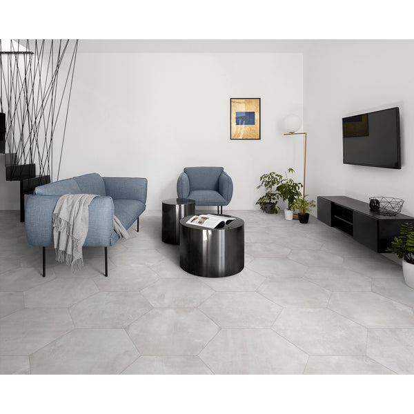 Arizona Tile - Icon Series 20" x 24" Color Body Porcelain Hexagon Tile ...