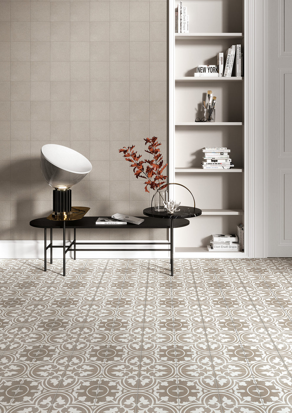 Arizona Tile - Reverie 8" x 8" Glazed Porcelain Tile - Reverie Gris ...