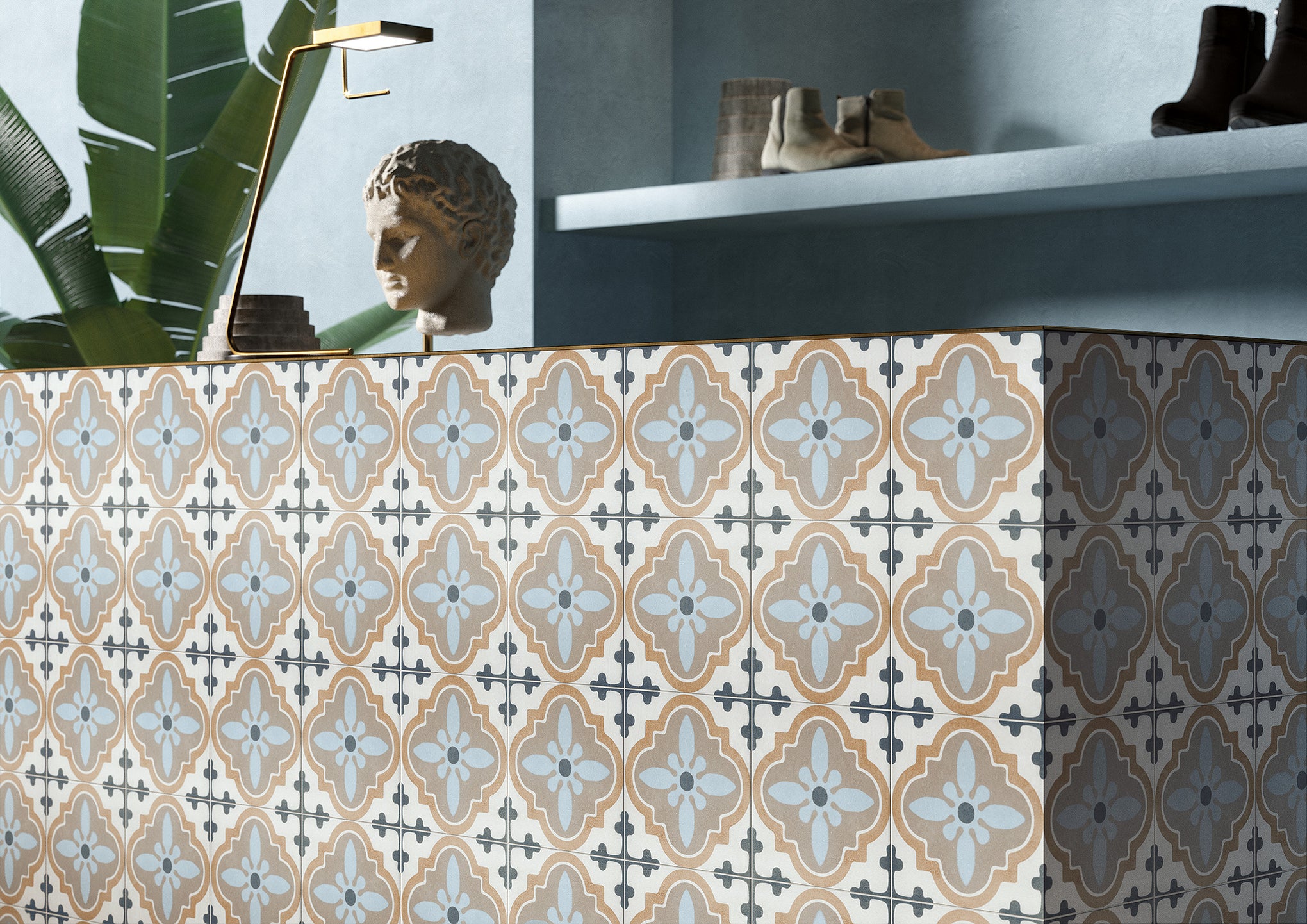 Arizona Tile - Reverie 8" x 8" Glazed Porcelain Tile - Reverie 10 — Floorzz