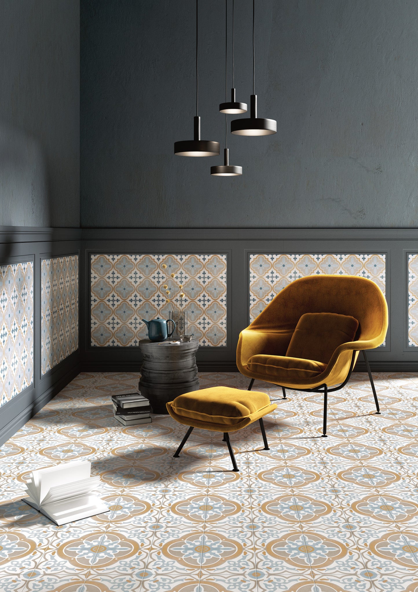 Arizona Tile - Reverie 8" x 8" Glazed Porcelain Tile - Reverie 10 — Floorzz