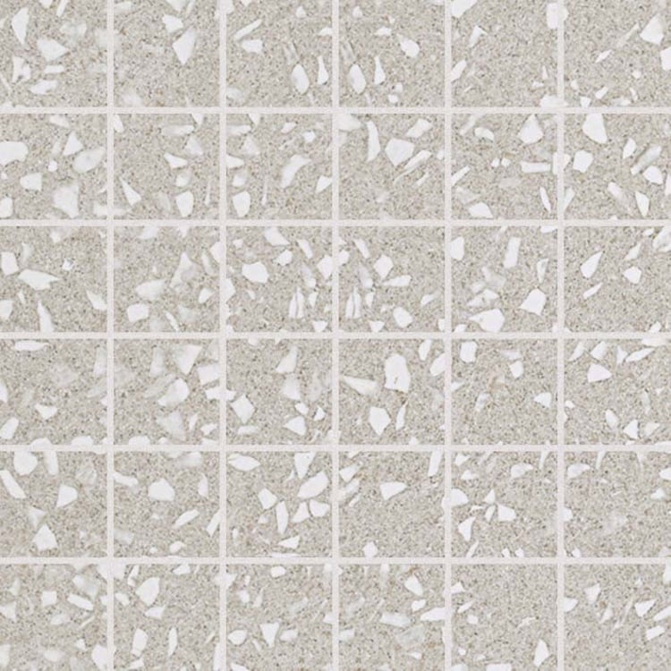 Arizona Tile - Terrazzo 2" x 2" Mosaic - Pearl - Floorzz
