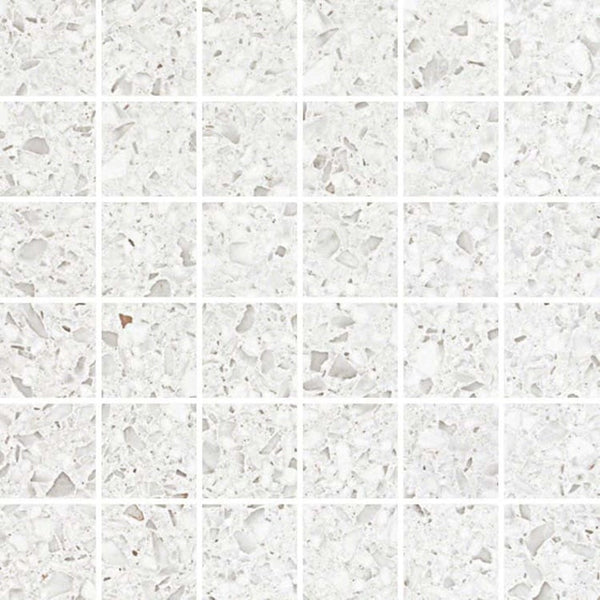 Arizona Tile - Terrazzo 2" x 2" Mosaic - White - Floorzz