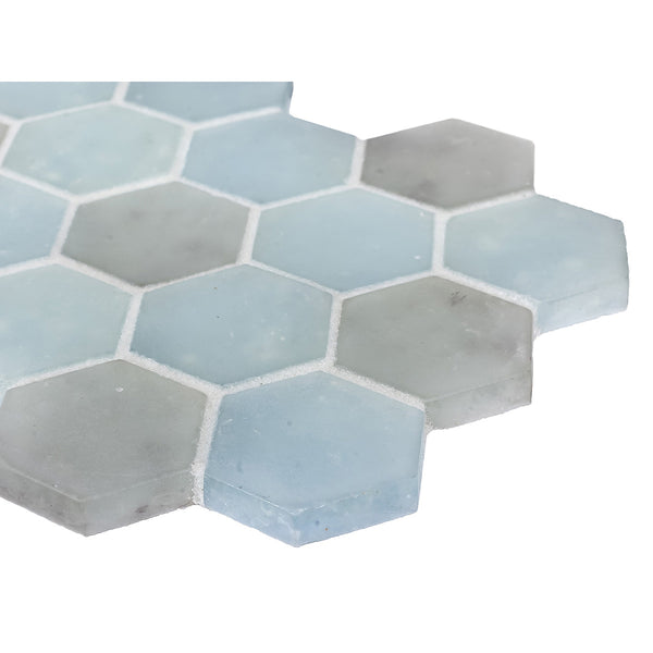 Ceramica - Liquid Glass - 1.75" Small Hexagon Wall Tile - Yellowstone ...