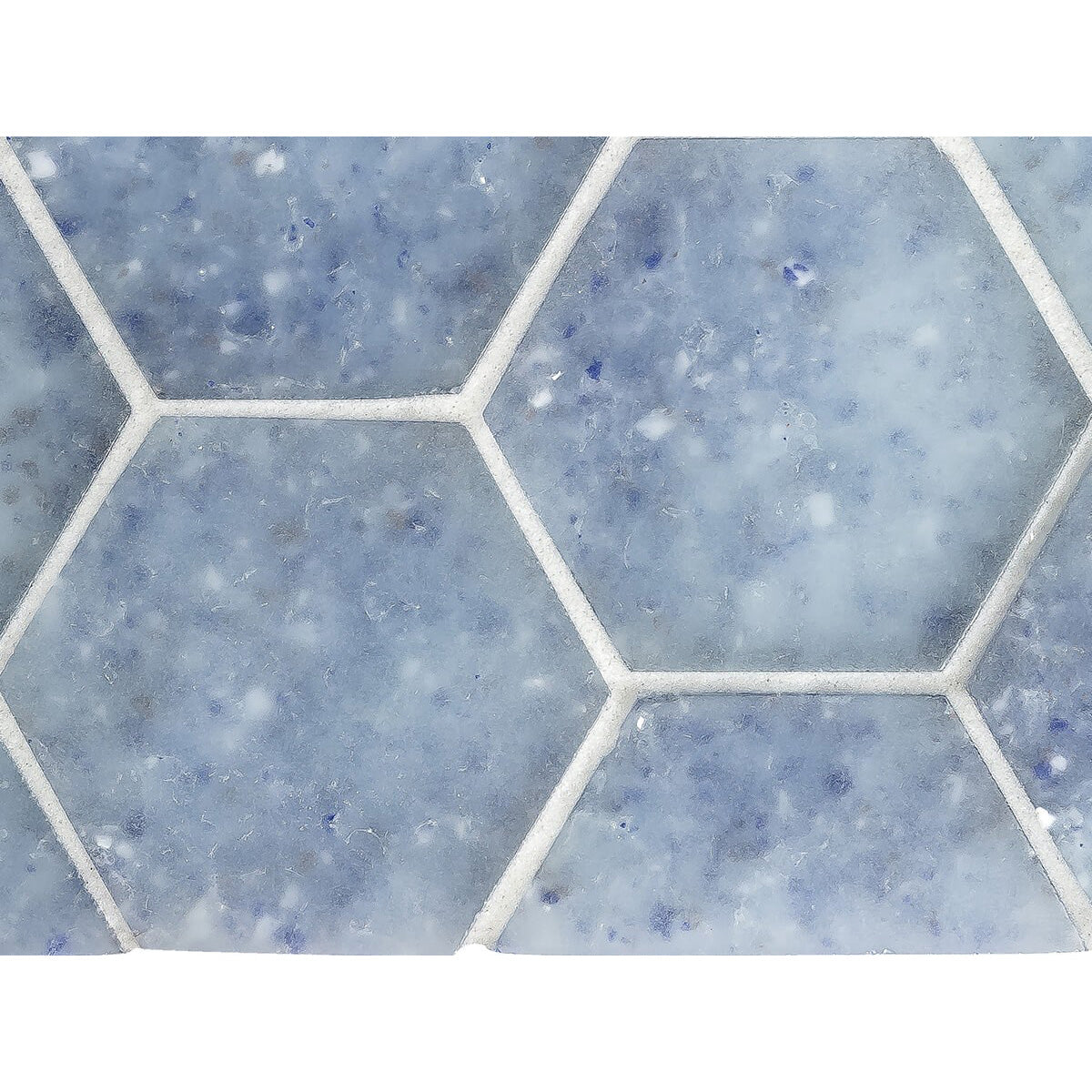 Ceramica - Liquid Glass - 3.5" Hexagon Wall Tile - Moon Falls - Floorzz
