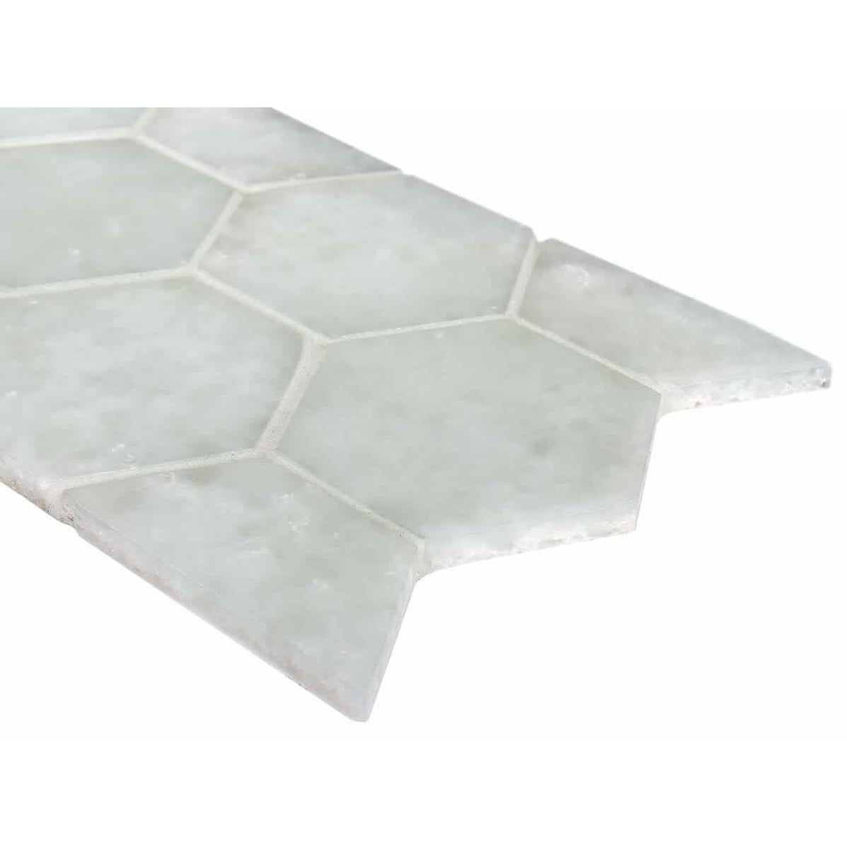 Ceramica - Liquid Glass - 3.5" Hexagon Wall Tile - Yukon — Floorzz