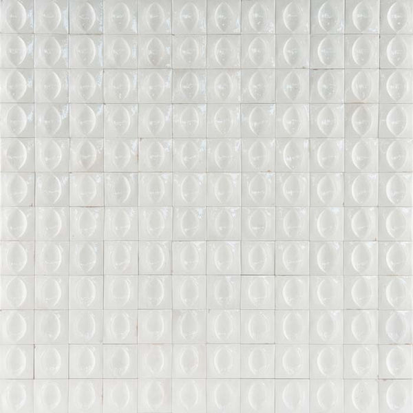 Tesoro - Gleeze Series - 4 in. x 4 in. Porcelain Tile - 3D Egg Deco ...