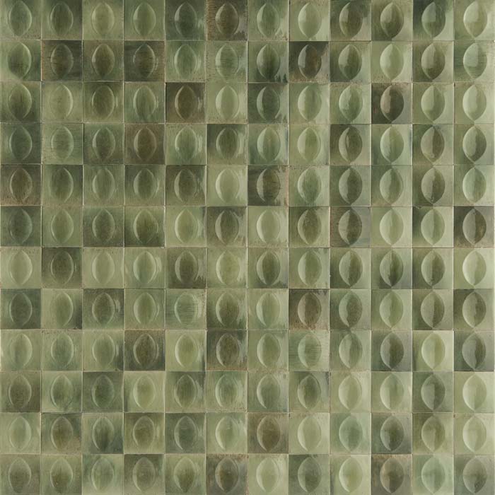 Tesoro - Gleeze Series - 4 in. x 4 in. Porcelain Tile - 3D Egg Deco ...