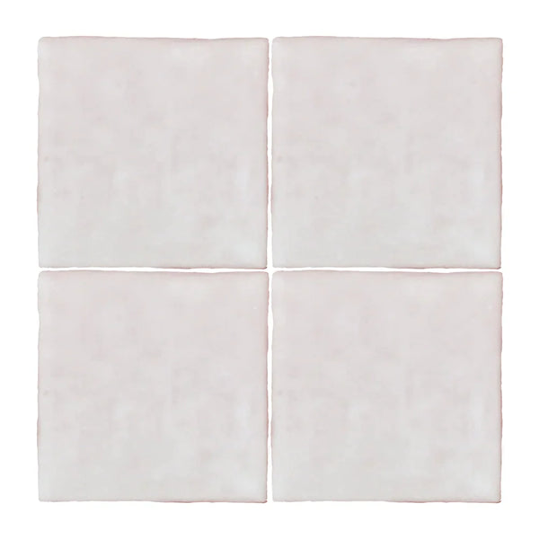Lungarno - Melody 5 in. x 5 in. Undulated Wall Tile - Easton White ...