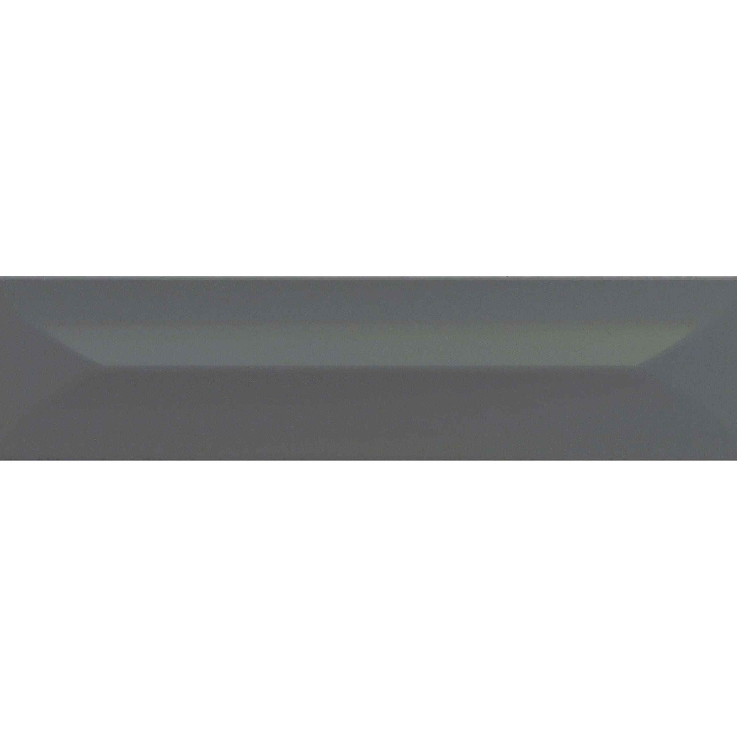 Emser Tile - Estasi 3 in. x 12 in. Glazed Ceramic Tile - Gray Peak Glo ...