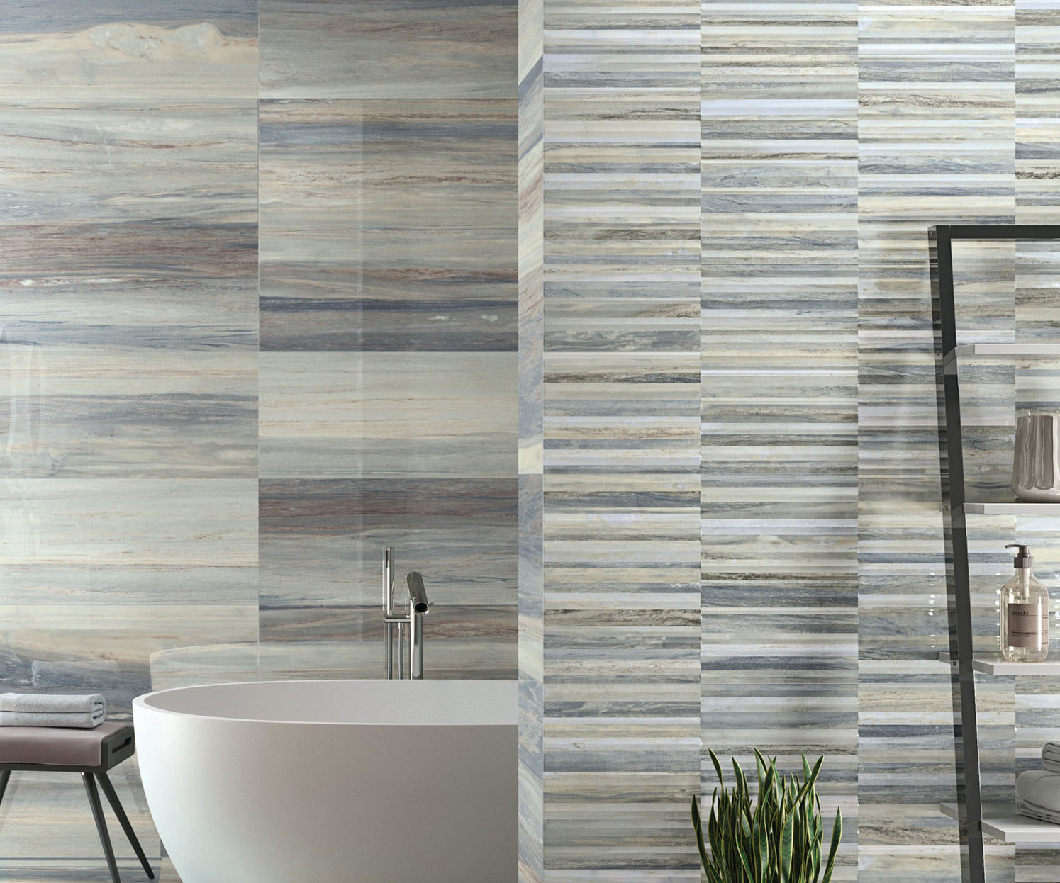 Emser Tile - Kudos 12 in. x 24 in. Glazed Porcelain Tile - Indigo Poli ...
