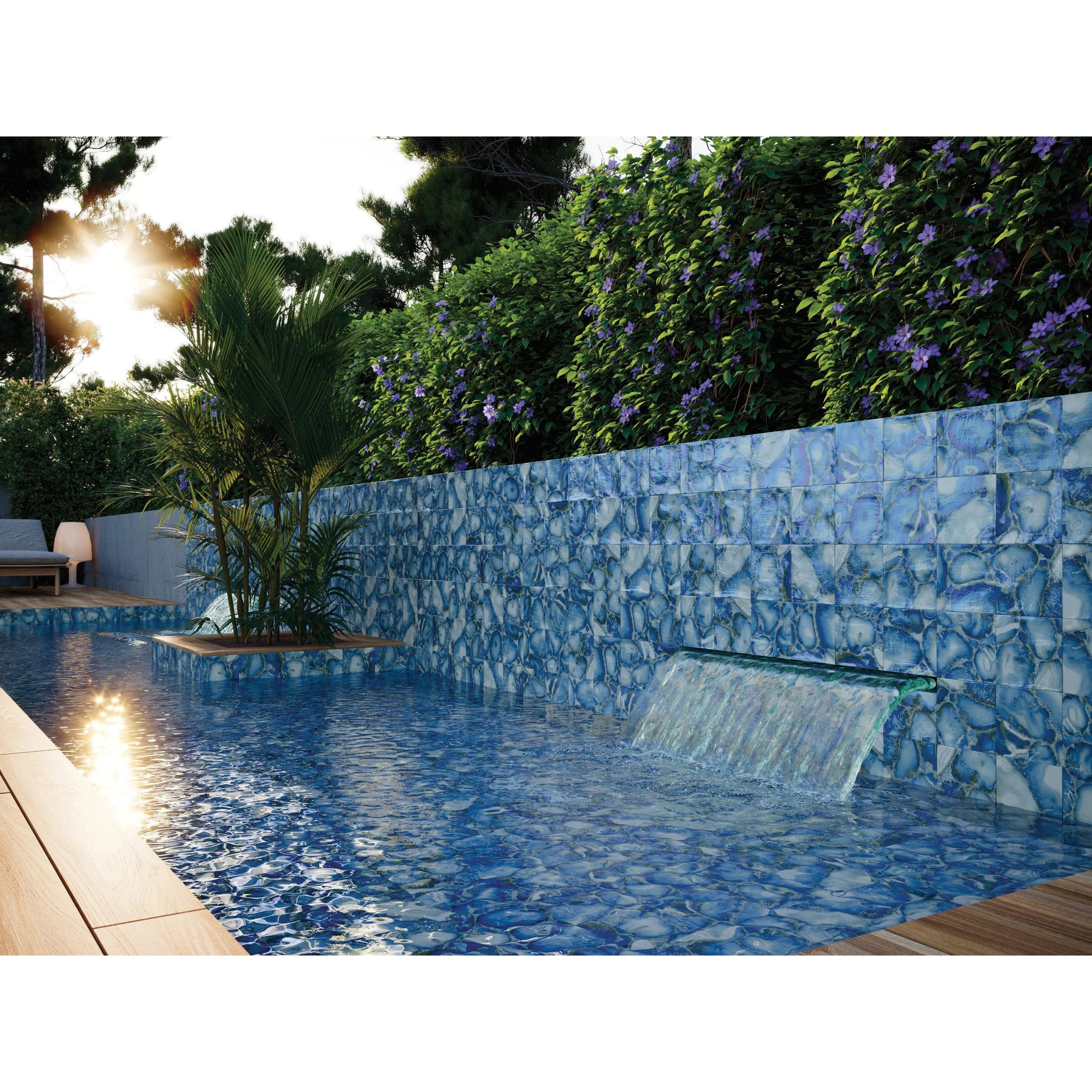 Emser Tile - Immerse 6" x 6" Glazed Porcelain Tile - Aqua — Floorzz