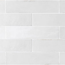 Equipe - Tribeca Collection - 2.5 in. x 10 in. Wall Tile - Gypsum Whit ...