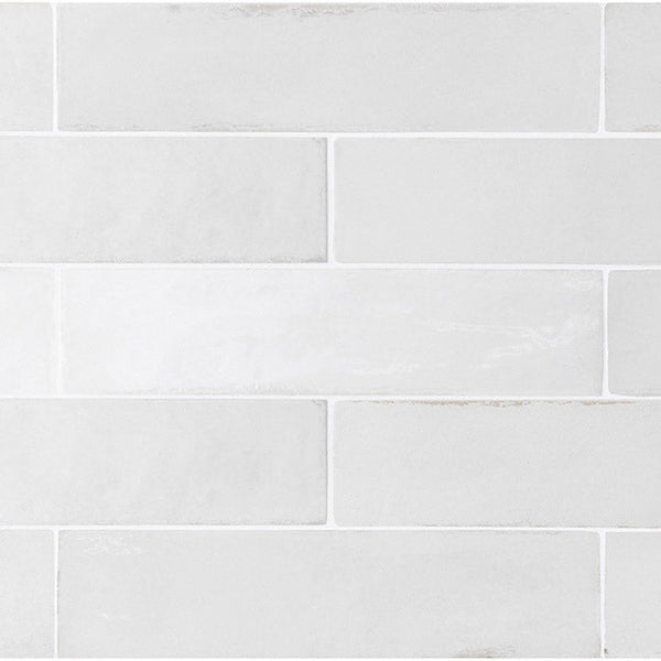 Equipe - Tribeca Collection - 2.5 in. x 10 in. Wall Tile - Gypsum Whit ...