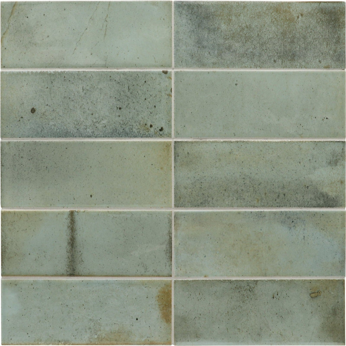 Equipe - Hanoi 2 1/2" x 8" Ceramic Tile - Celadon — Floorzz