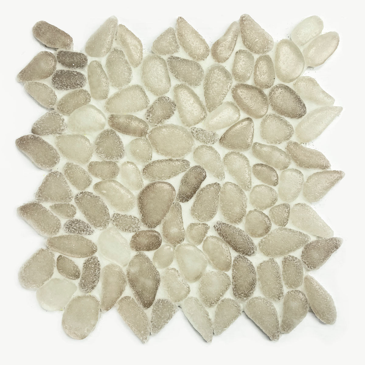 Ceramica - Liquid Rocks - Glass Wall Tile - Sandy Beige - Floorzz