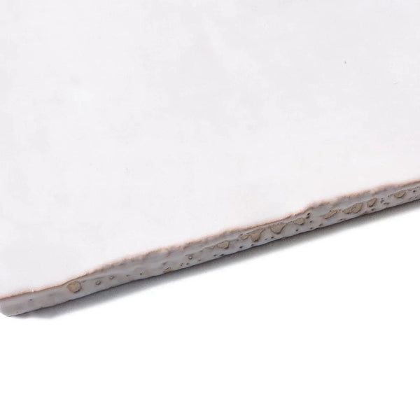 Lungarno - Melody 5 in. x 5 in. Undulated Wall Tile - Easton White ...