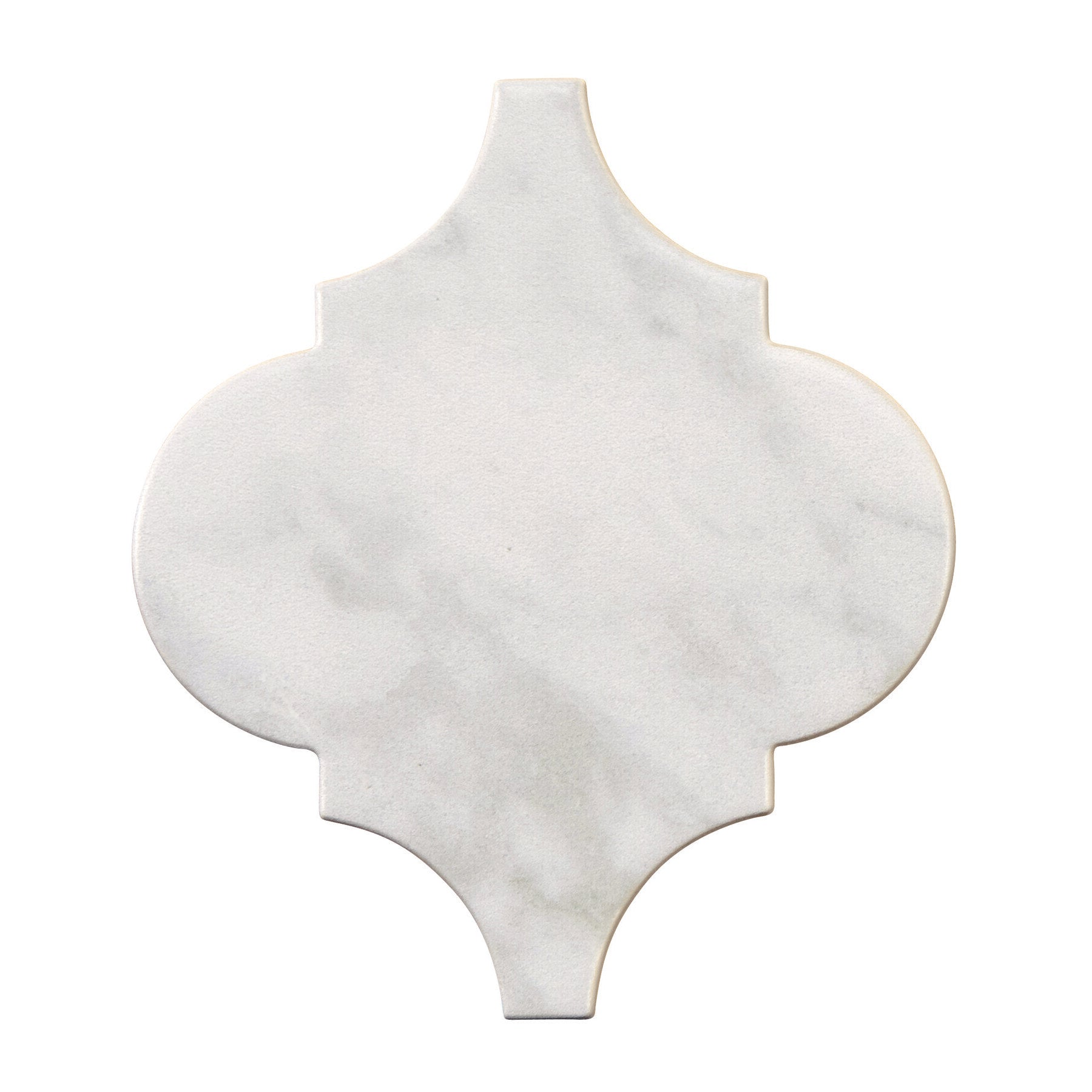 Marazzi - Marble Obsession - 6 in. Arabesque Ceramic Wall Tile - Arabe ...