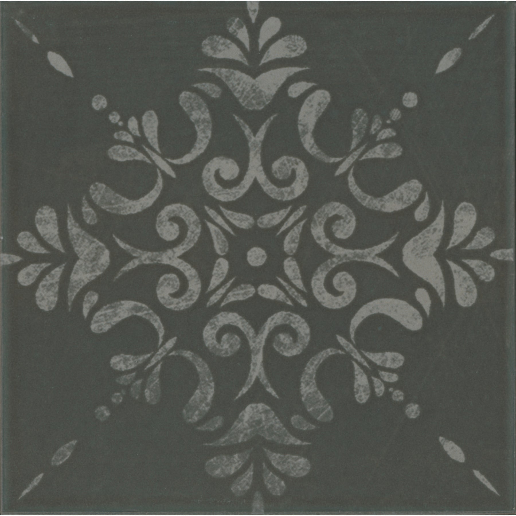 Marazzi - Moroccan Concrete 8" x 8" Deco Porcelain Tile - Aziza Charco ...