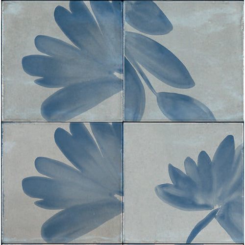 Marazzi - Rice - 6 in. x 6 in. Glazed Porcelain Wall Tile - Grigio Dec ...