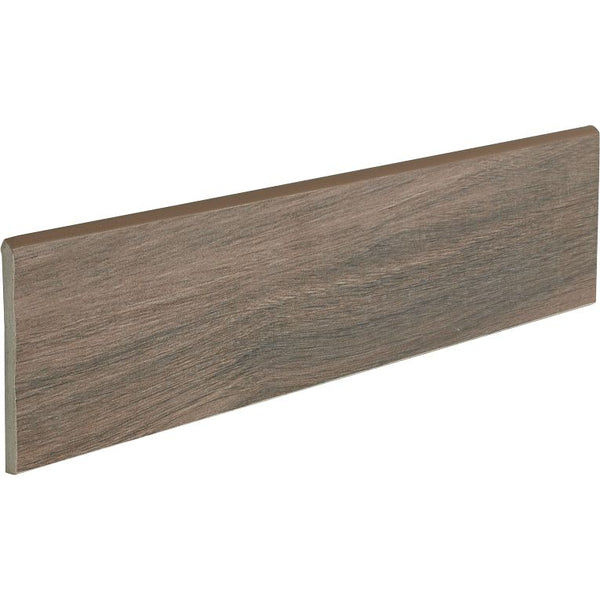 Arizona Tile - Sav Wood Series - 4" x 16" Porcelain Bullnose Trim - Ir ...