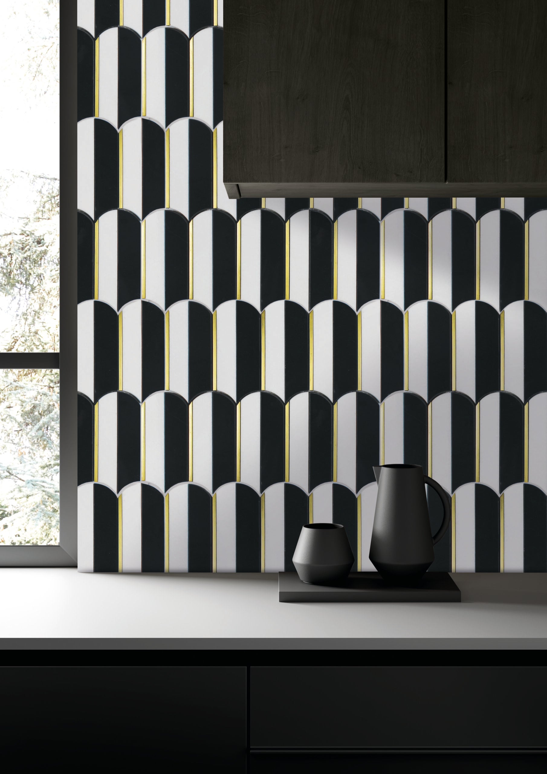 Tesoro - Showtime Series - 13.25 in. x 10.5 in. Natural Stone Mosaic ...