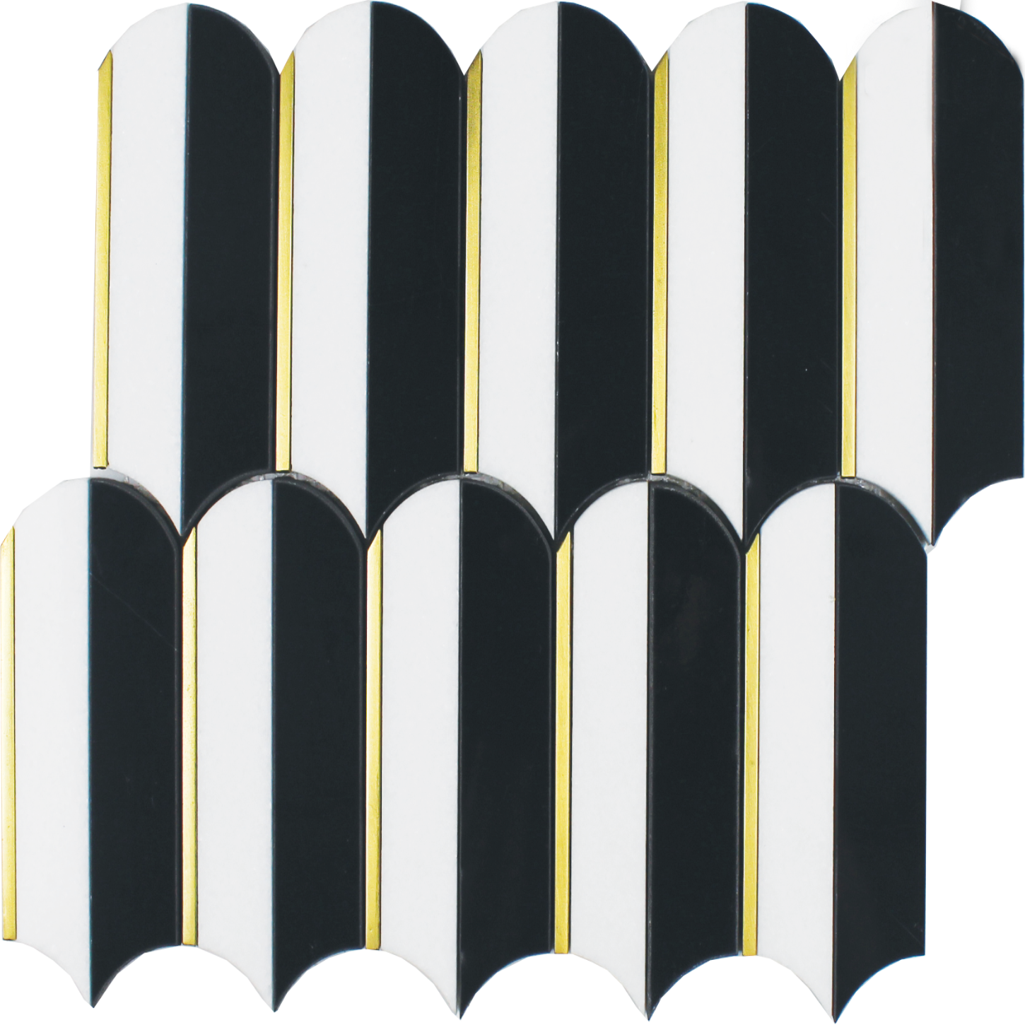 Tesoro - Showtime Series - 13.25 in. x 10.5 in. Natural Stone Mosaic ...