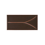 Maniscalco - Takao Series 3 in. x 6 in. 3D Porcelain Tile - Red Cedar ...