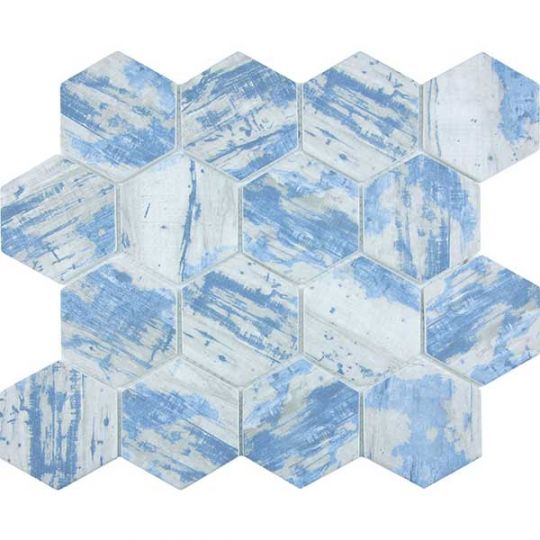Tesoro - Bark Collection- 3" Hex - Aspen — Floorzz