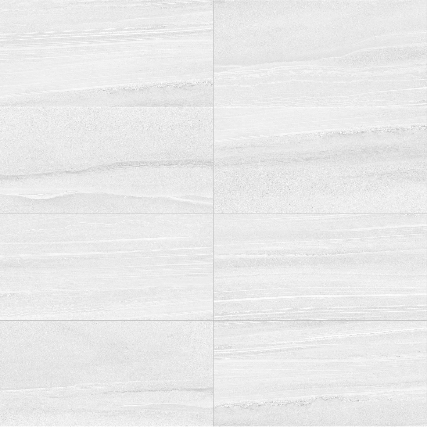 Tesoro - Isla Series - 12 in. x 24 in. Pressed Porcelain Tile - White ...