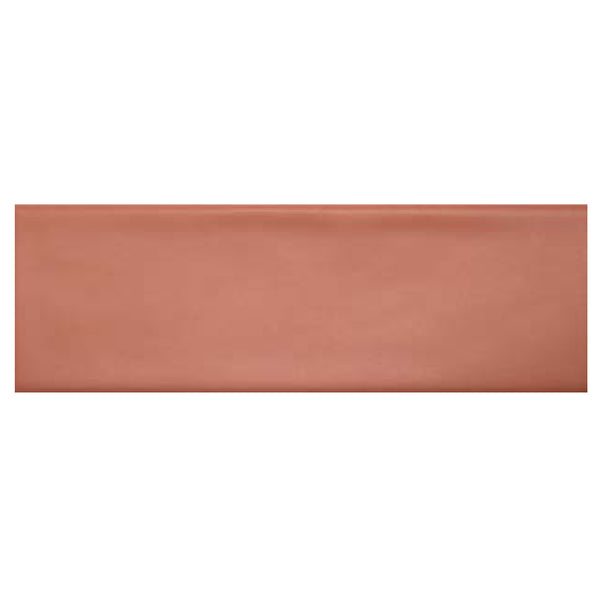 Topcu - Chalky - 2.5 in. x 8 in. Ceramic Wall Tile - Terracota - Floorzz