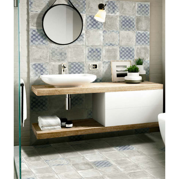Topcu - Clay 8 in. x 8 in. Porcelain Tile - Fossil - Floorzz