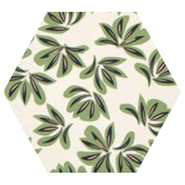 Topcu - Flamingo 6 in. Porcelain Hexagon Tile - Leslie — Floorzz