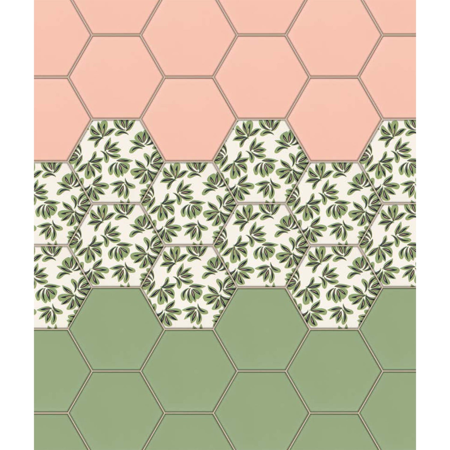 Topcu - Flamingo 6 in. Porcelain Hexagon Tile - Leslie — Floorzz