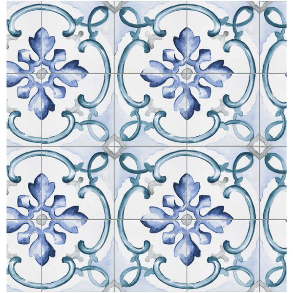 Topcu - Saint Germain 6 in. x 6 in. Glazed Porcelain Tile - Jules Gele ...
