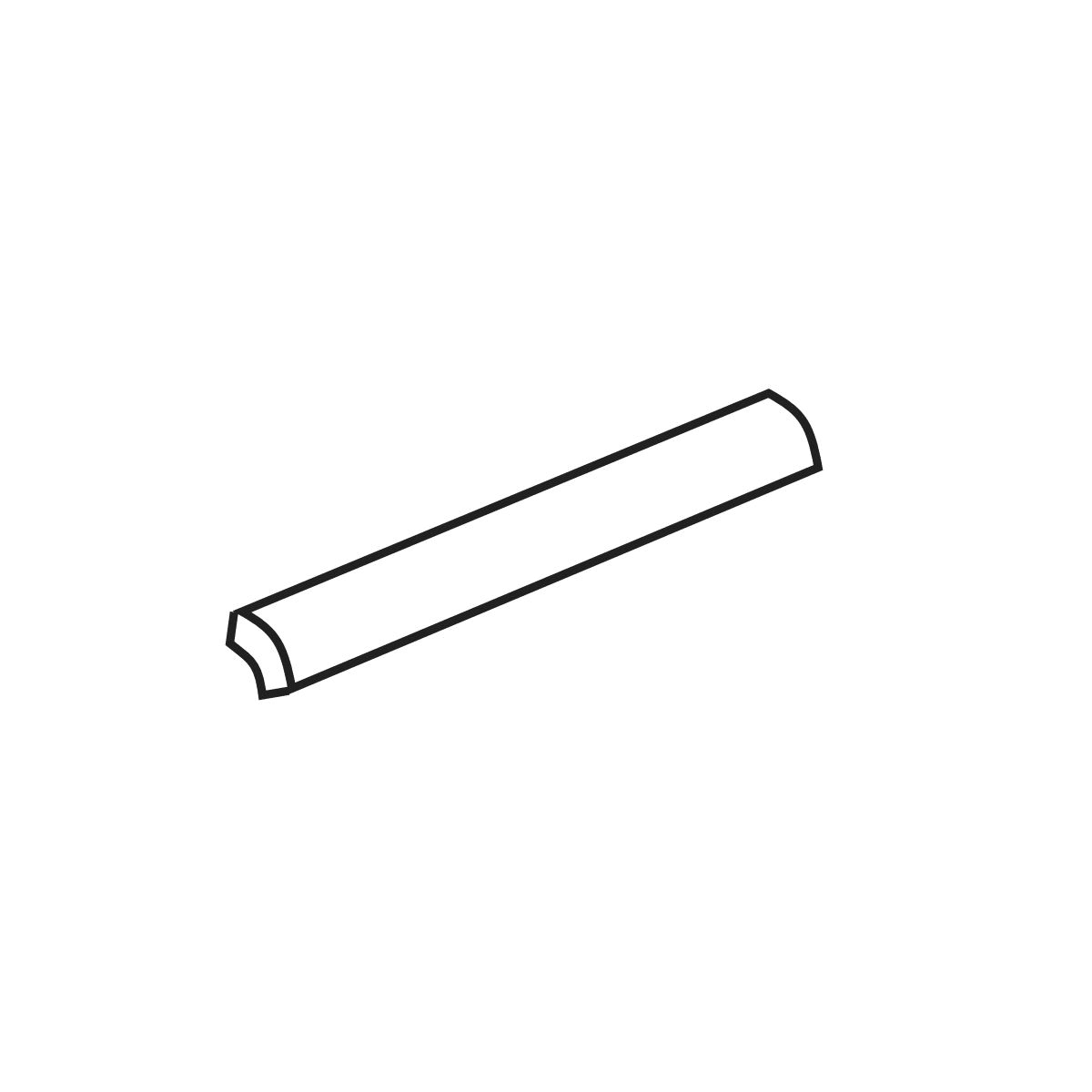 Tesoro - Gleeze Series - Porcelain Quarter Round Tile Trim - Turchese ...