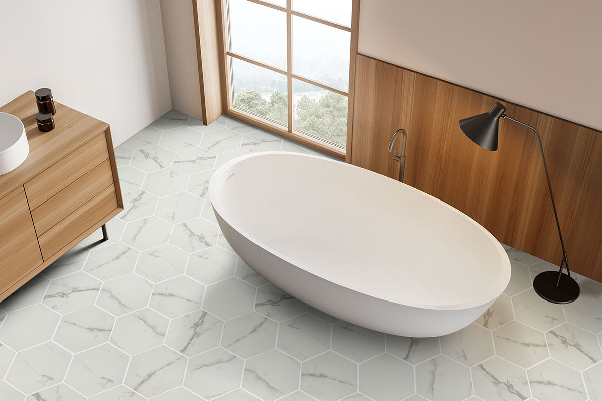 MSI - Hexley Marbello Hexagon Tile - Matte — Floorzz