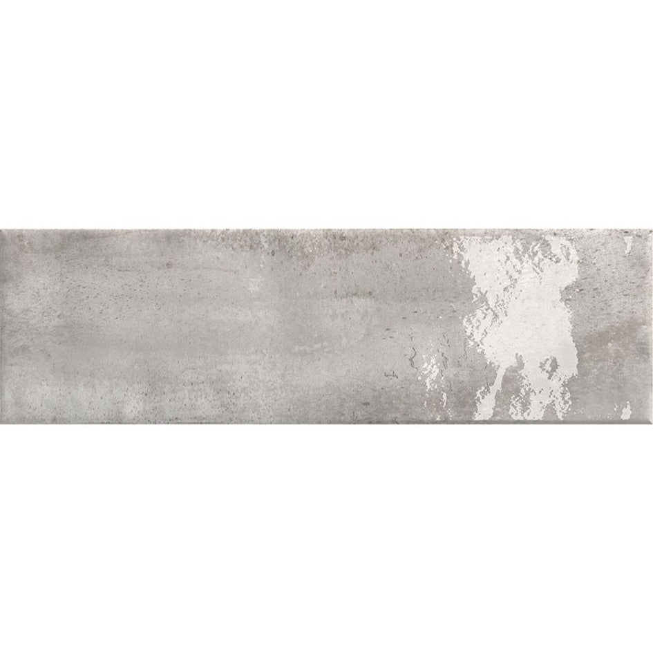 Bellagio Tile - Great Plains Collection 3" x 10" Porcelain Tile - Silv ...
