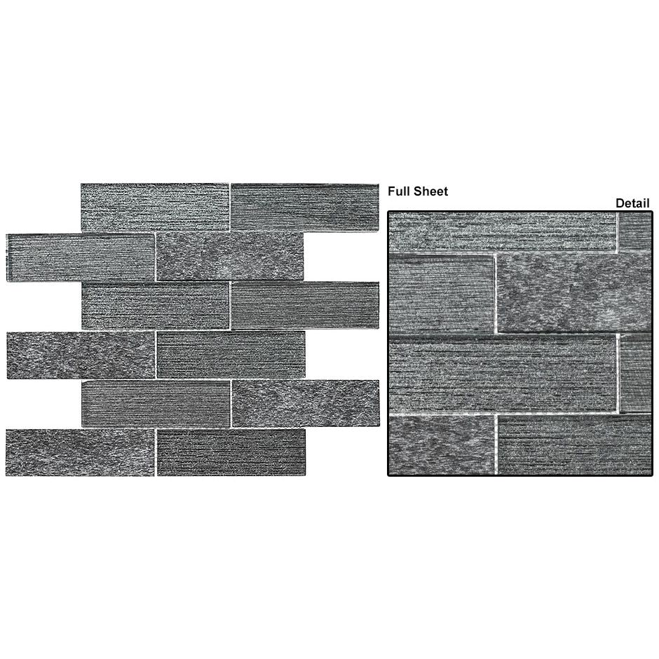 Bellagio - Tanglewood Collection - 2" x 6" Glass Brick Mosaic - Boston ...